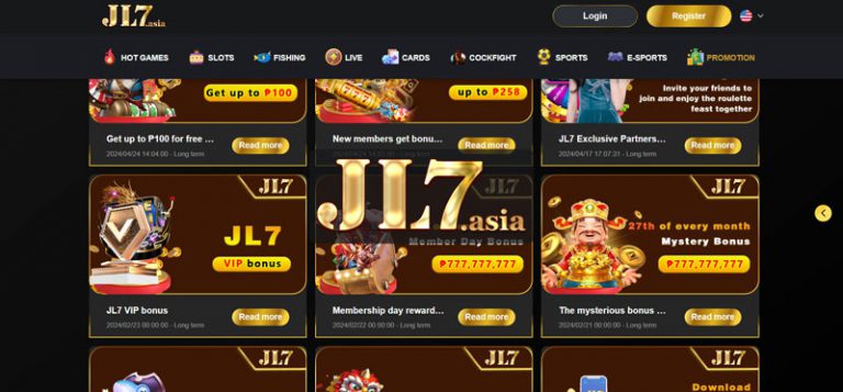 JL7 Casino – Play JILI Slots & Get Up to ₱3,000 Bonus